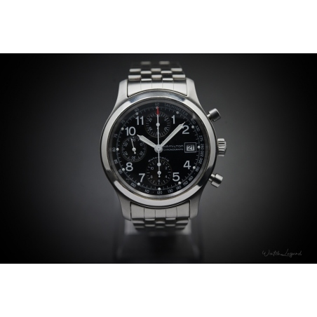 Hamilton khaki field chronograph 3828, valjoux 7750