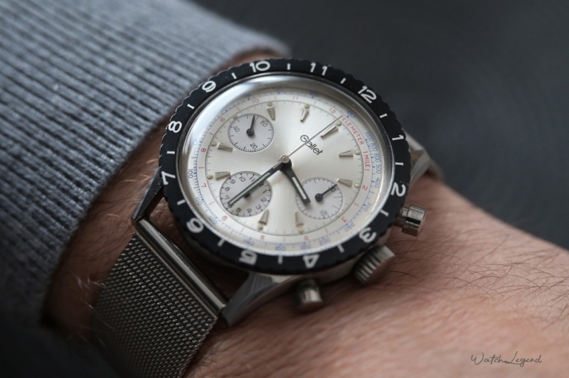 Gallet MultiChron Pilot Chronograph, valjoux 72