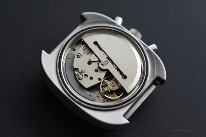 Lemania chronograph, Heuer Silverstone, Cal. 5012