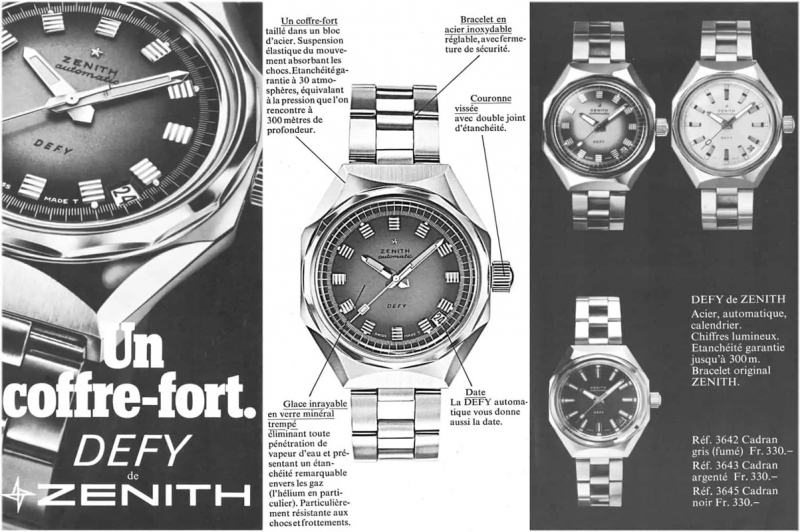 Zenith Defy 3645 automatic cal.2552pc