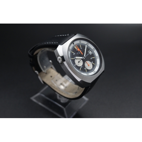 Rotary 43mm Super Compressor chronograph, cal. Lemania 1341, 70s