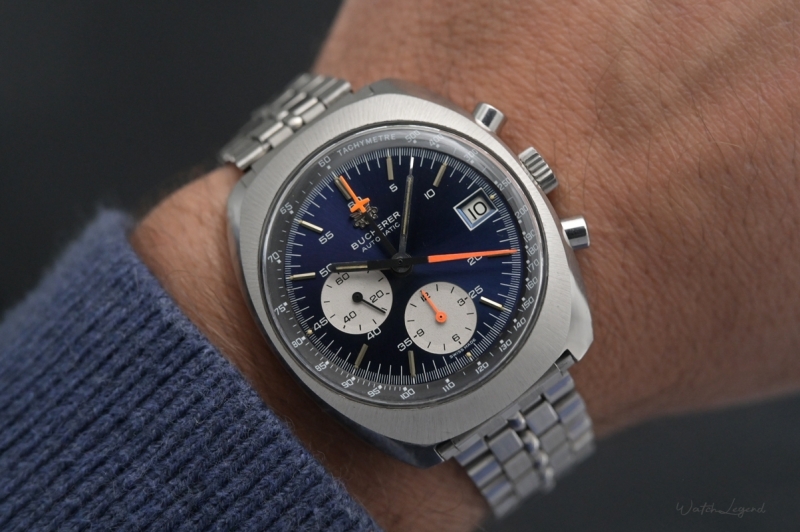 Bucherer chronograph 9803, Lemania 1340, 80s