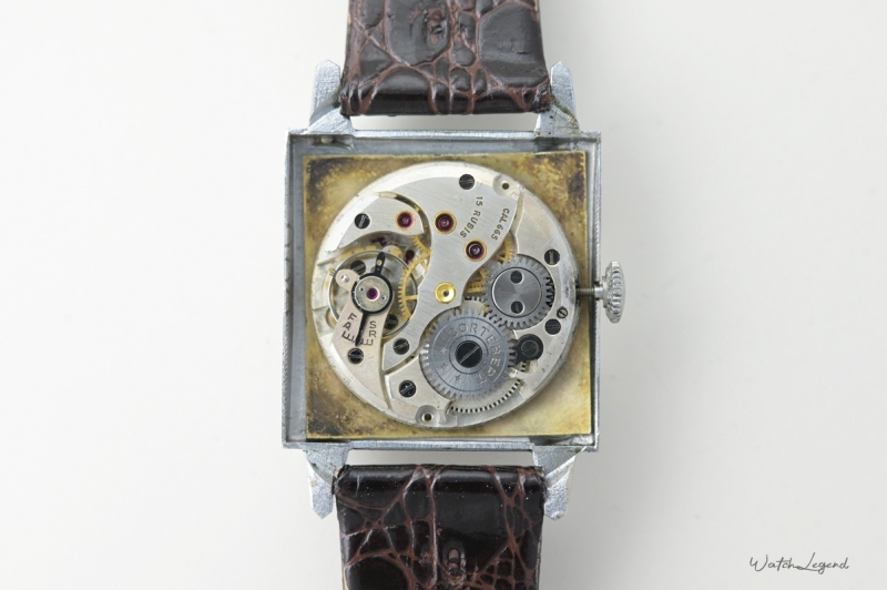 Cortébert tank watch, cal.665, 40s