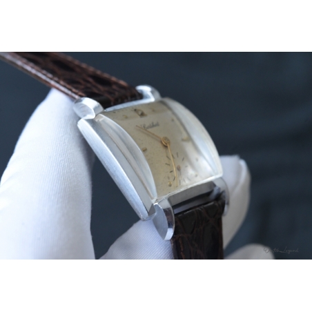 Cortébert tank watch, cal.665, 40s