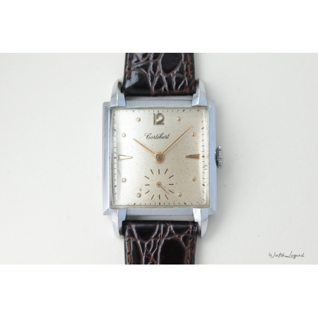Cortébert tank watch, cal.665, 40s